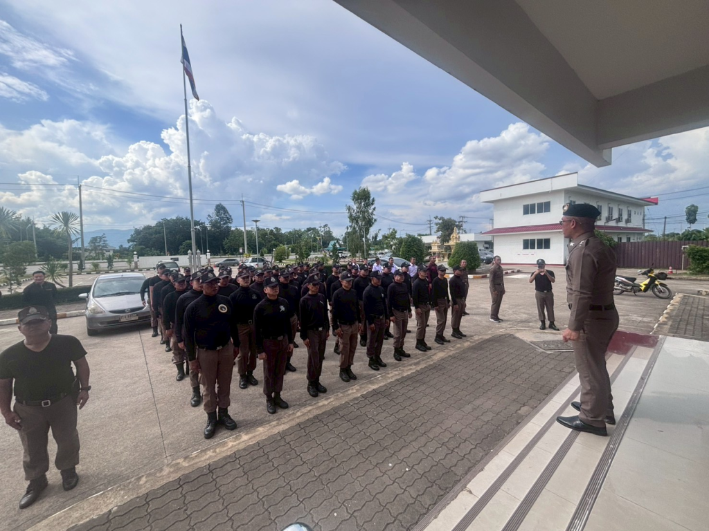 การฝึกทบทวนการฝึก สภ.บ้านดู่ – สถานีตำรวจภูธรบ้านดู่ จังหวัดเชียงราย